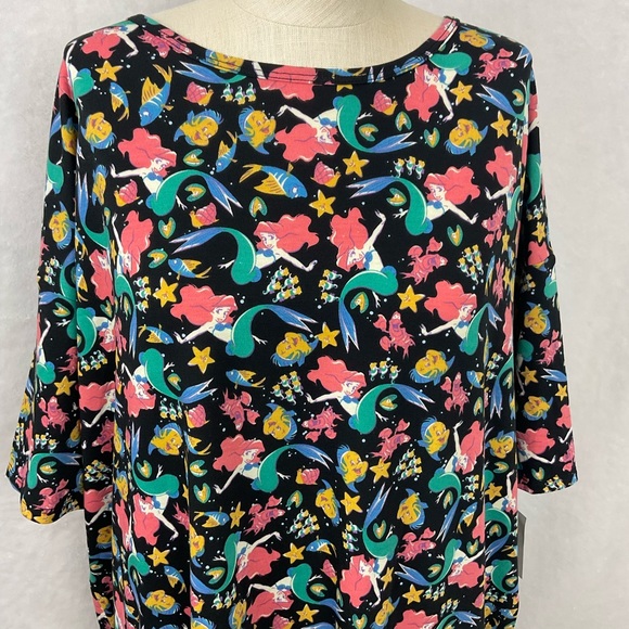 LuLaRoe | Tops | Little Mermaid Ariel Tunic Top Lularoe Irma Nwt Disney ...
